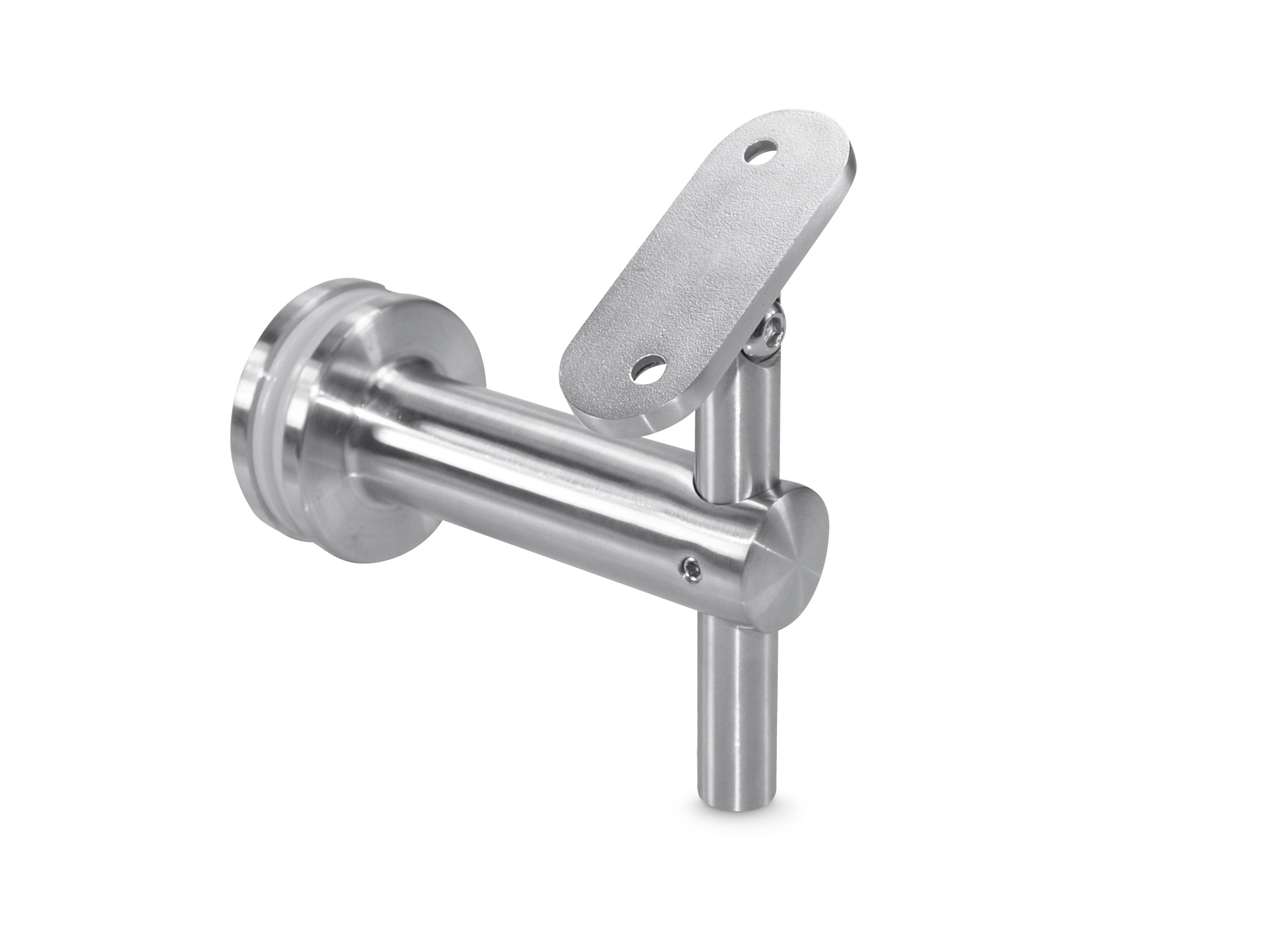 Adjustable Handrail Brackets - Model 0445 - Flat - Fastec Handrail Systems